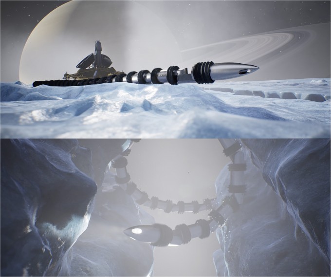 Snake Robot Slithers Across Ice… Could It Find Life on Saturn's Moon ...